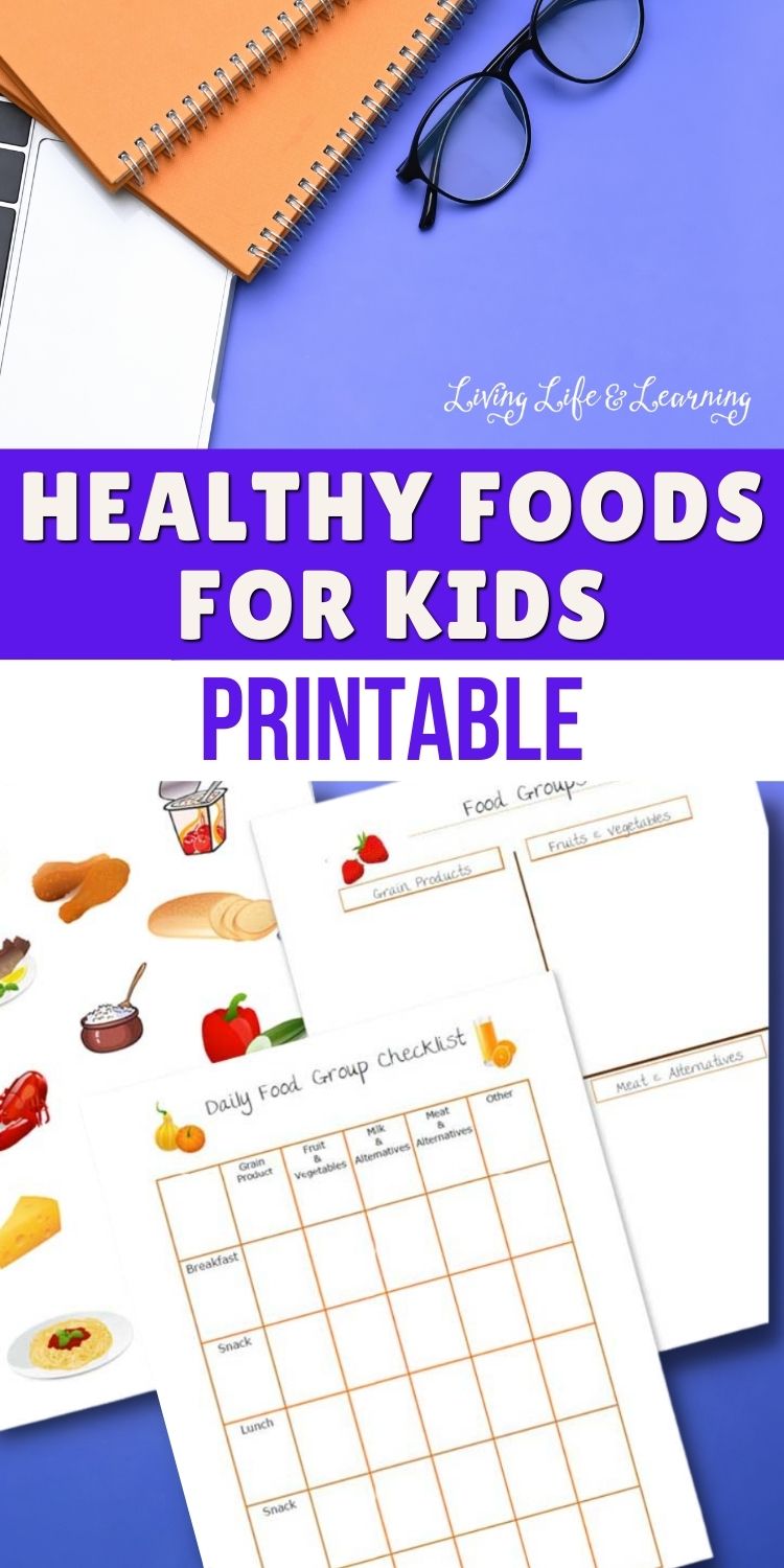 Healthy Foods for Kids Printable