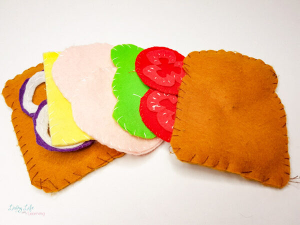 Felt Craft Project: Food, Sandwich, Cookies and Donuts