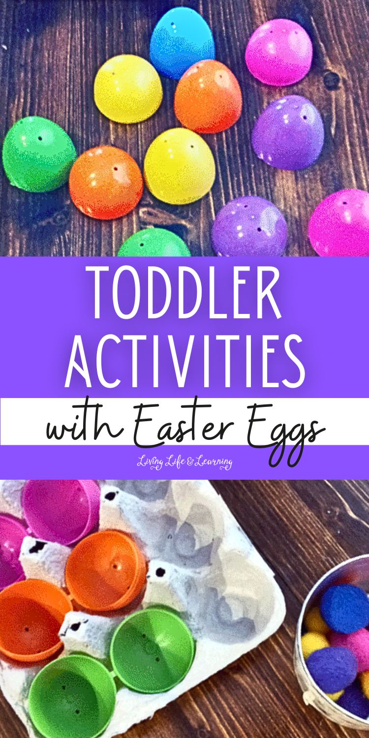 Toddler Activities with Easter Eggs