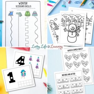 10 Winter Printables for Preschool