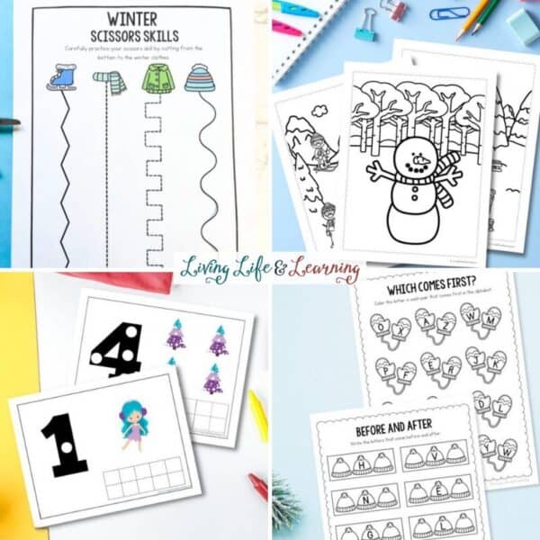 10 Winter Printables for Preschool