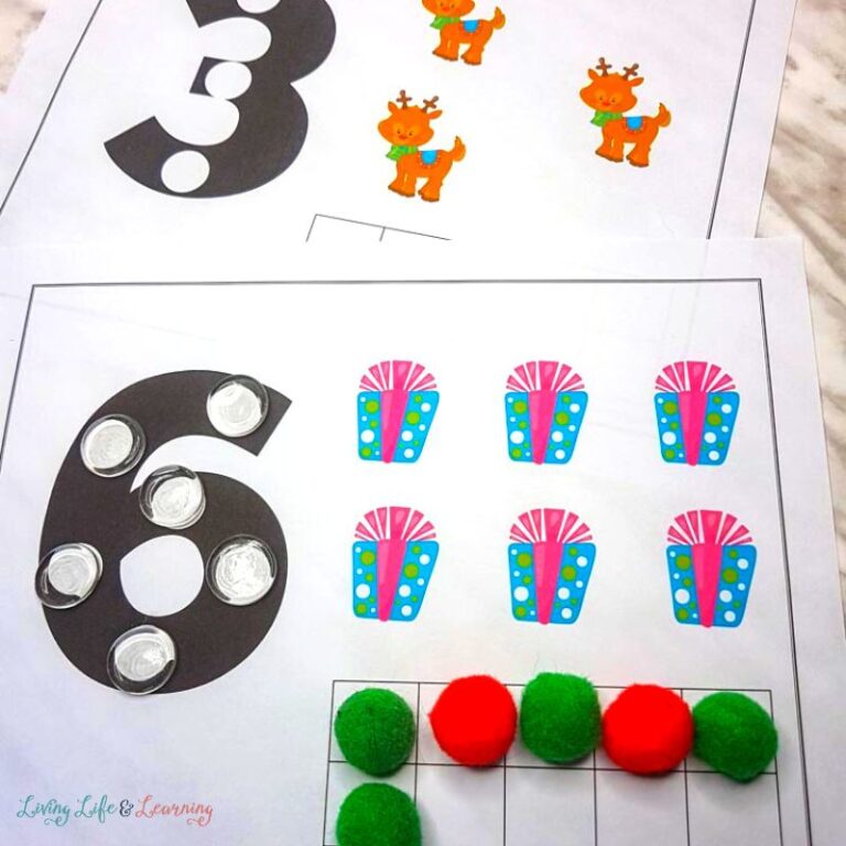 Christmas Counting Mats
