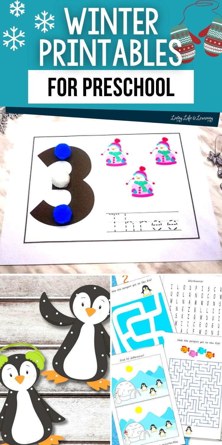 10 Winter Printables for Preschool