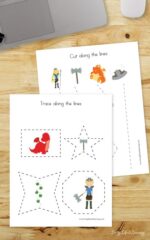 Dragon Tracing Worksheets