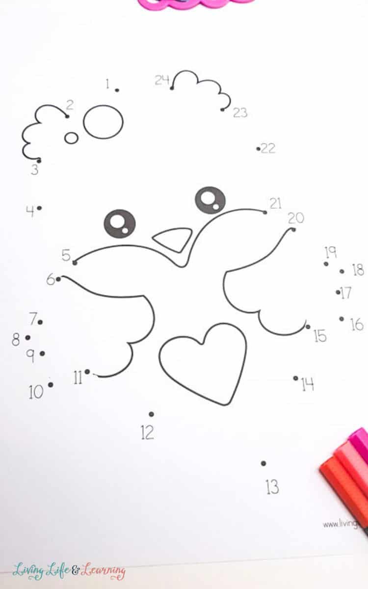 Valentine's Day Connect the Dots Printables