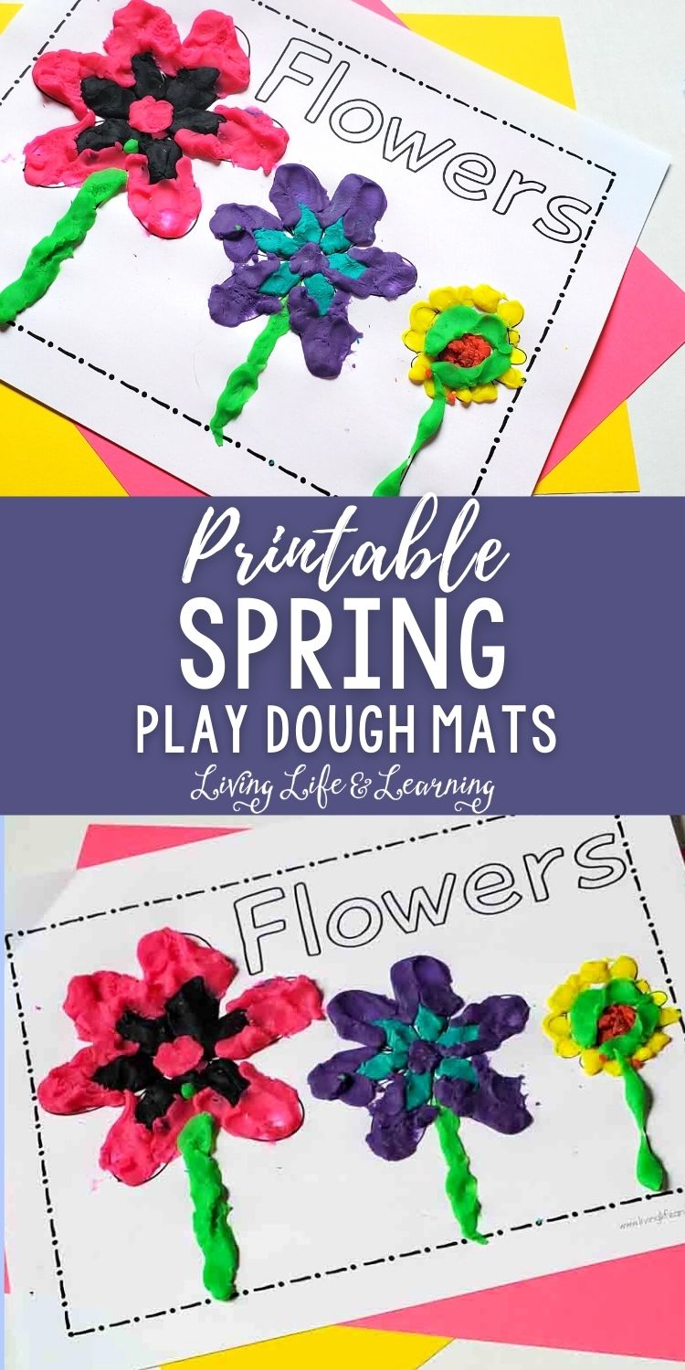 Printable Spring Play Dough Mats