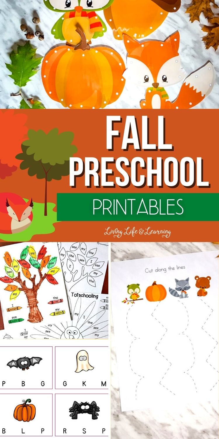 Fall Preschool Printables