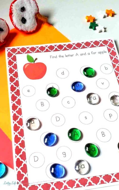 Fall Letter Find Printables to Boost Kids' Skills