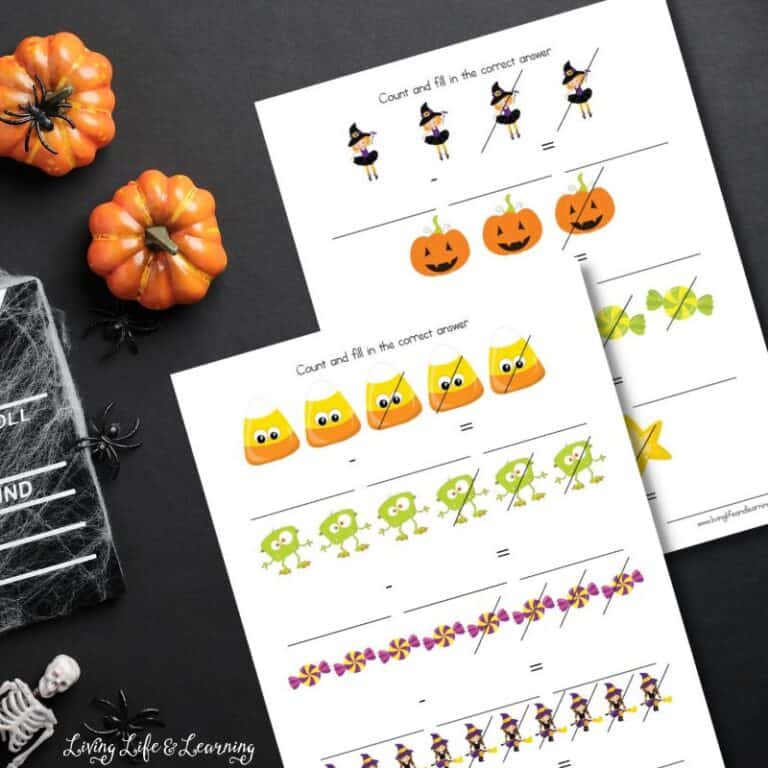 Fall Math Activities for Kindergarten
