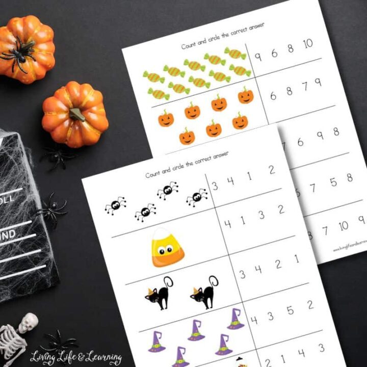 Halloween Math Activities for Kindergarten