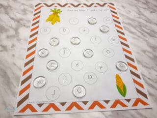 Thanksgiving Letter Find Printables