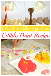 Baby and Toddler Approved Edible Paint Recipe