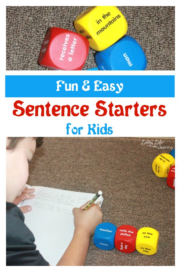 Fun And Easy Sentence Starters Fun And Easy Sentence Starters