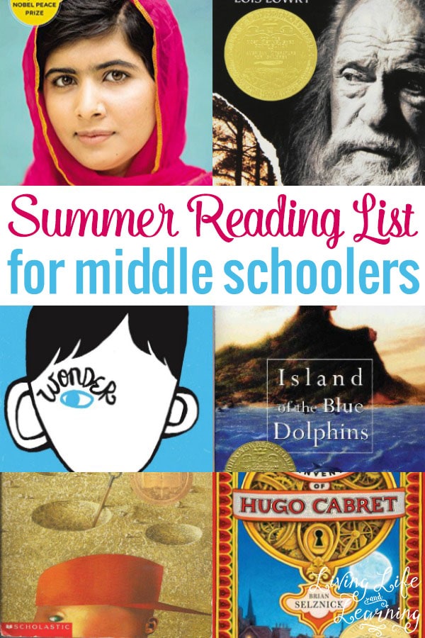 Summer Reading List For Middle Schoolers