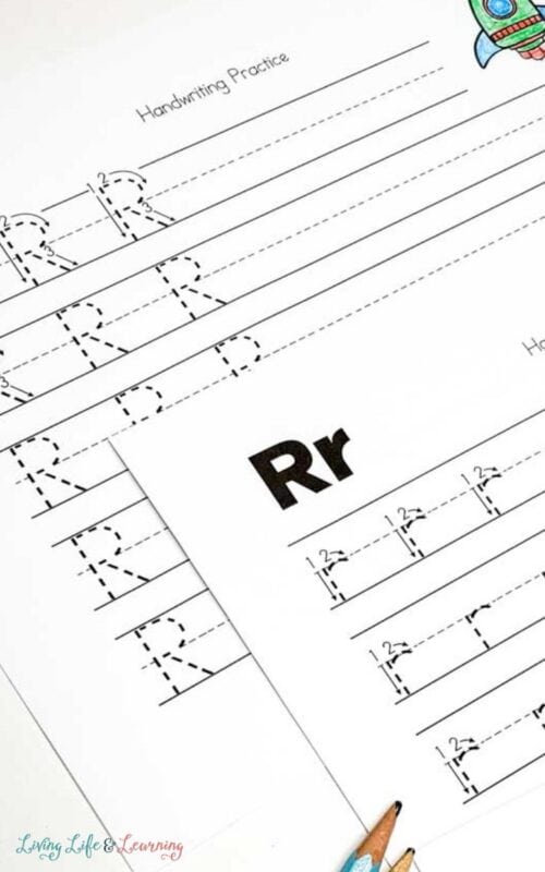 Space Writing Worksheets to Boost Handwriting Skills