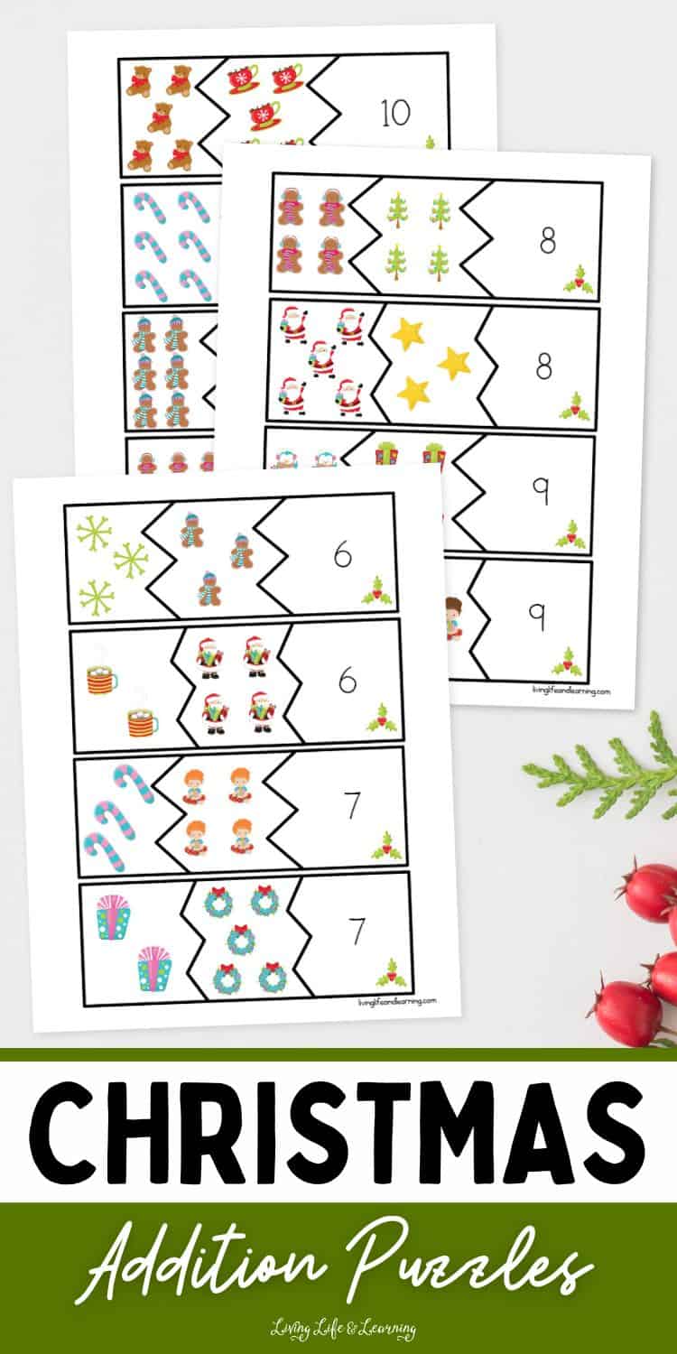 Christmas Addition Puzzles to Make Math Enjoyable