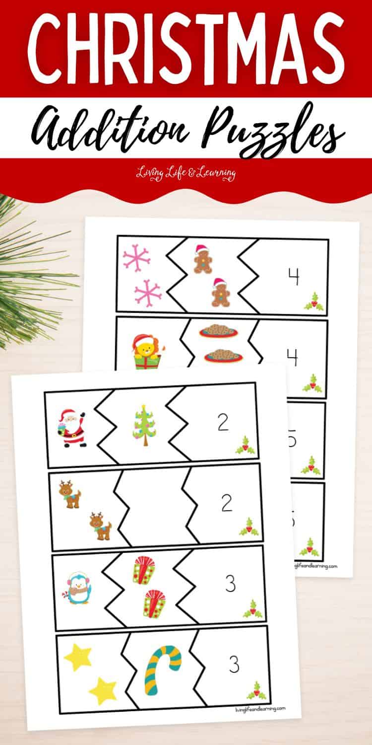 Christmas Addition Puzzles to Make Math Enjoyable