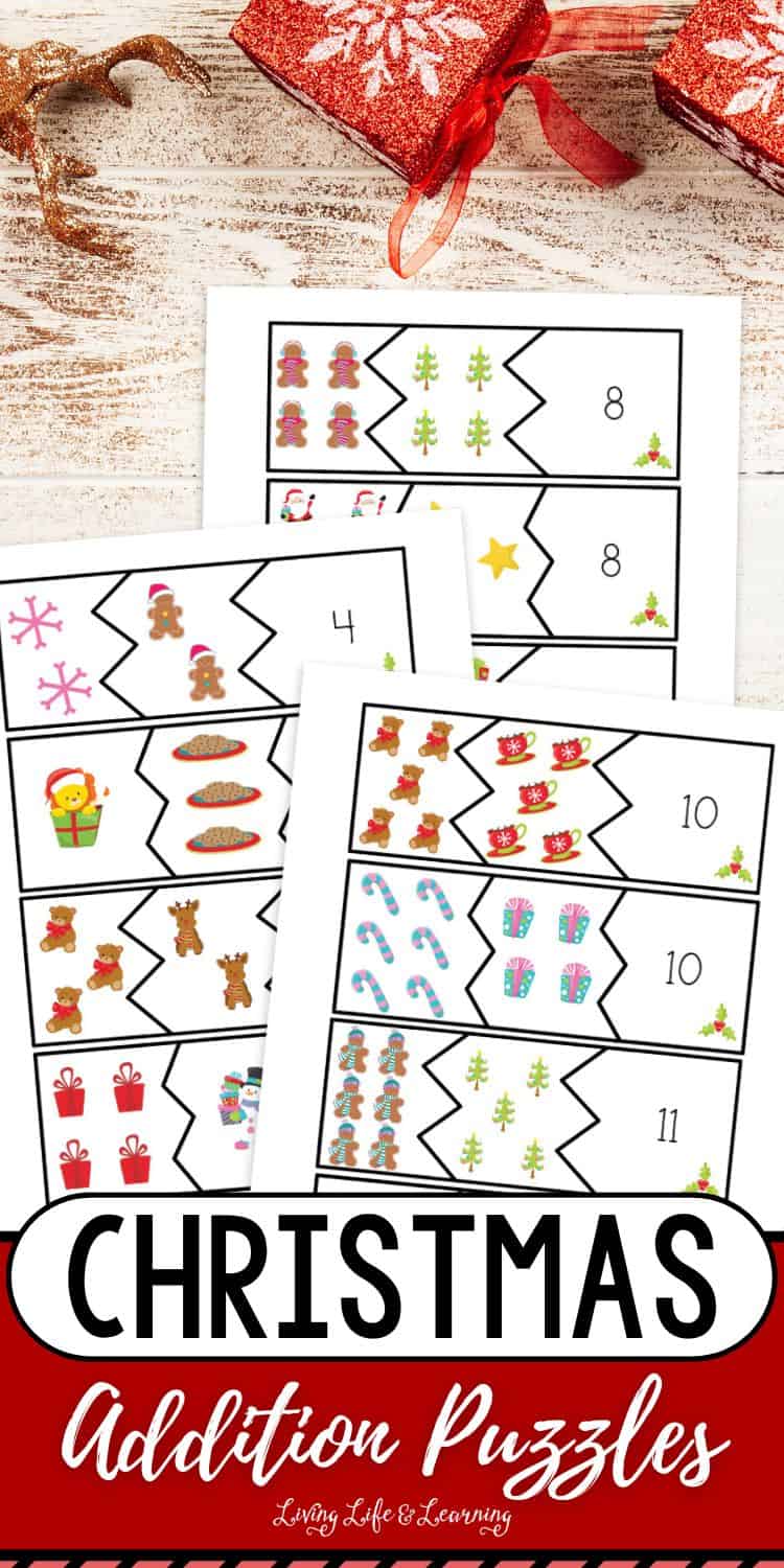 Christmas Addition Puzzles to Make Math Enjoyable