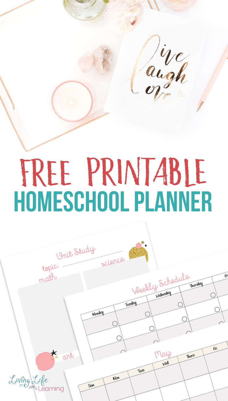 Free Printable Homeschool Planner for Easy Organization