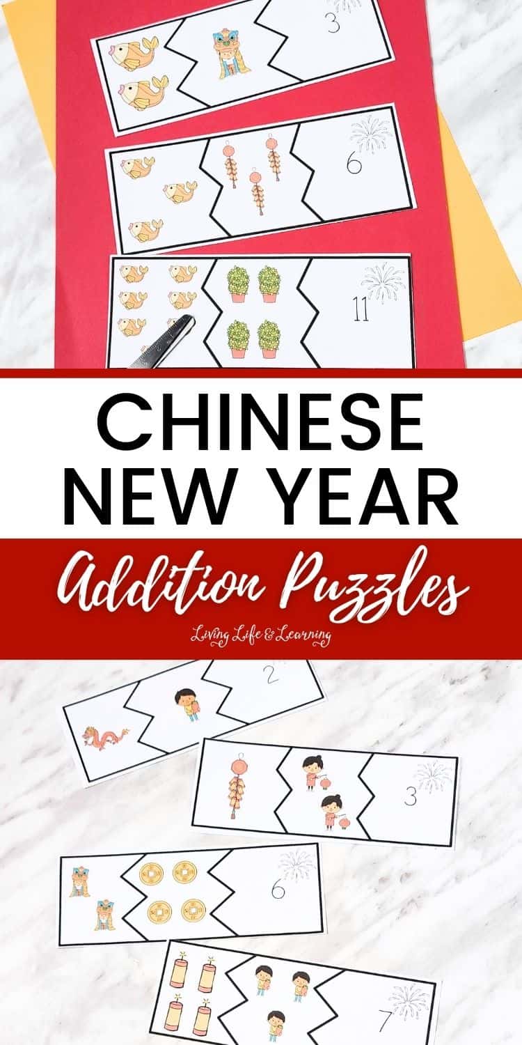 Chinese New Year Addition Puzzles for Holiday Enjoyment