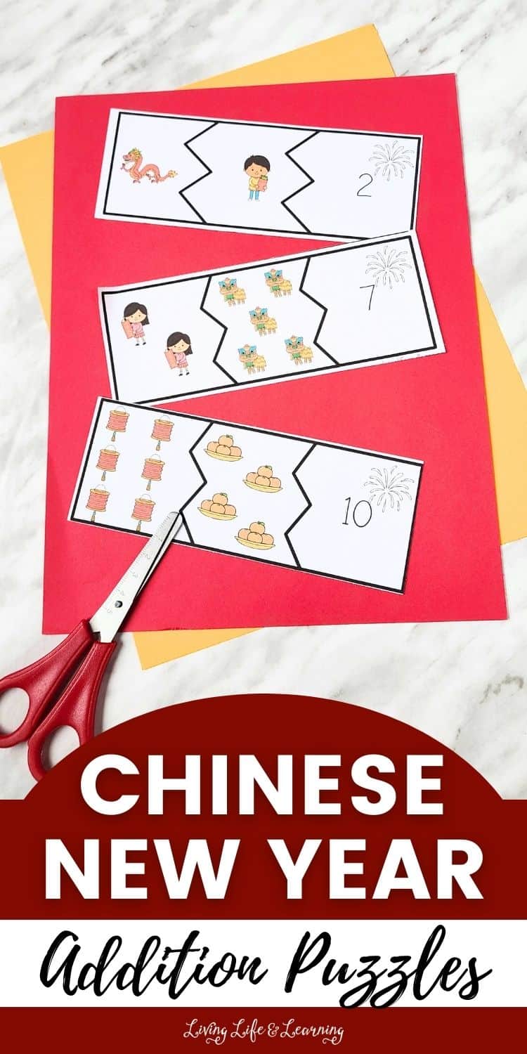 Chinese New Year Addition Puzzles for Holiday Enjoyment