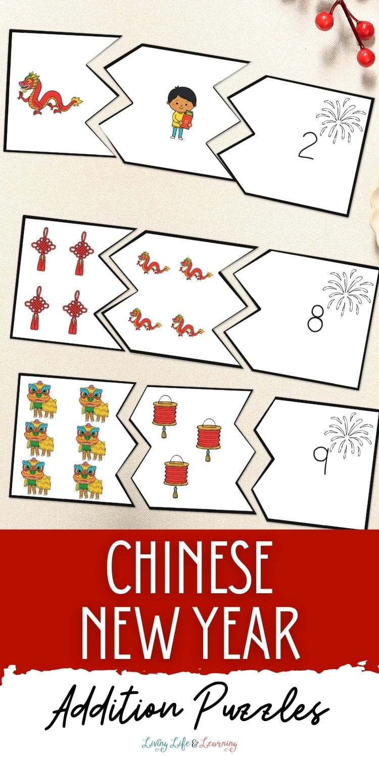 Chinese New Year Addition Puzzles for Holiday Enjoyment