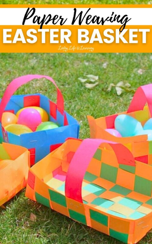 Paper Weaving Easter Basket