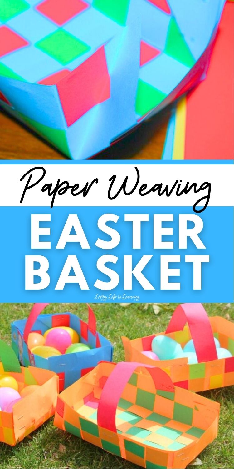 Paper Weaving Easter Basket