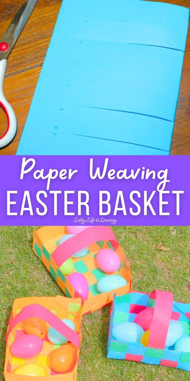 Paper Weaving Easter Basket