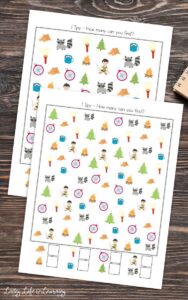 Camping I Spy Printables: A Fun Summer Activity for Kids