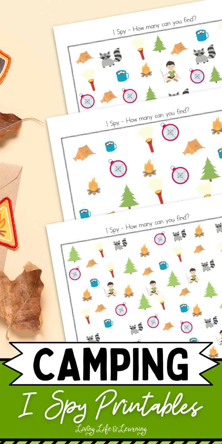 Camping I Spy Printables: A Fun Summer Activity for Kids
