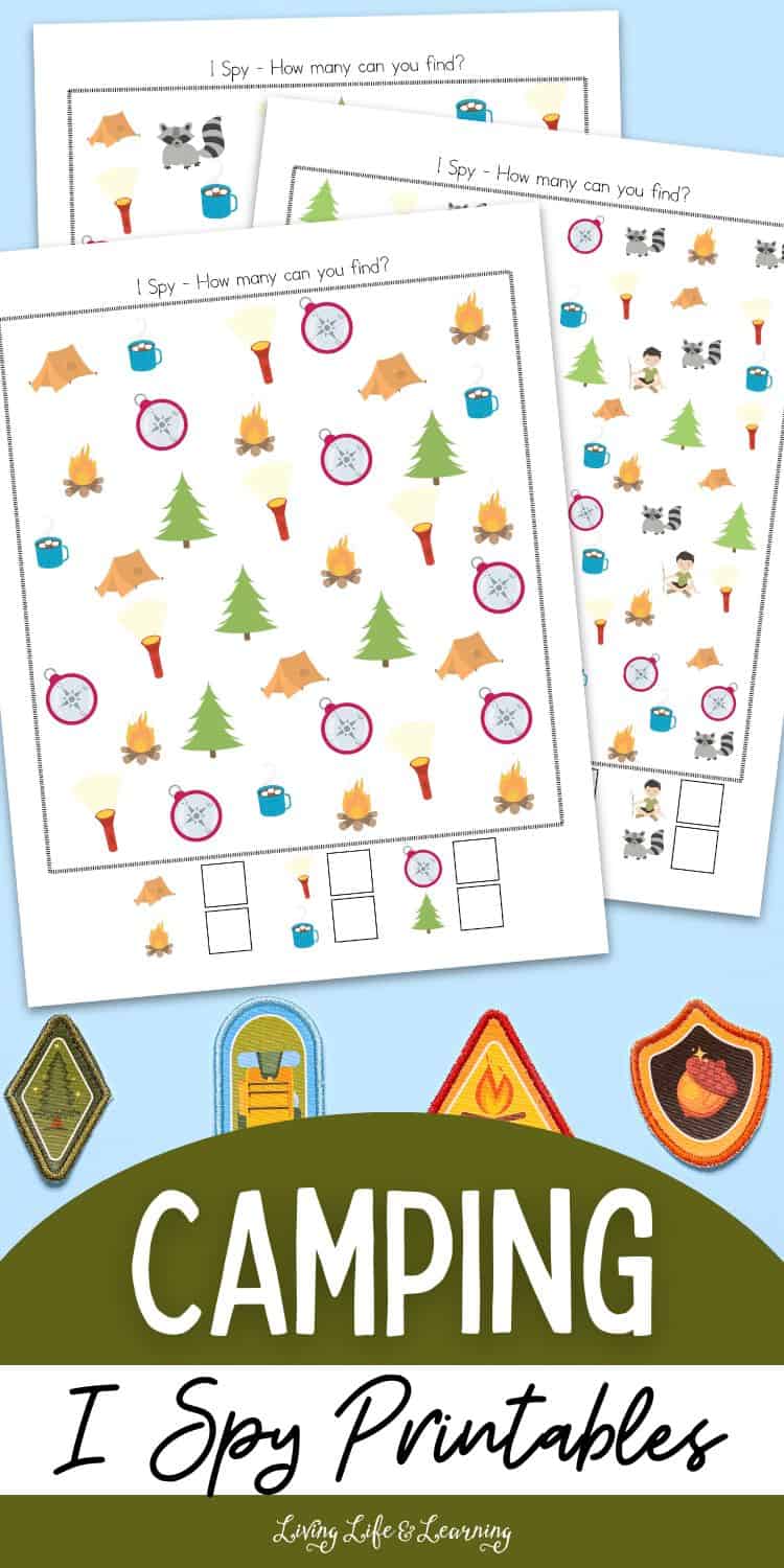 Camping I Spy Printables: A Fun Summer Activity for Kids