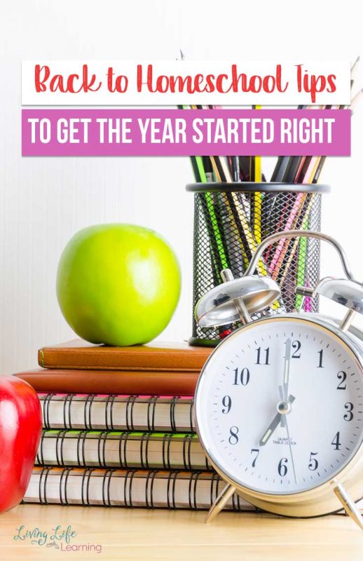 Back to Homeschool Tips to Get the Year Started Right