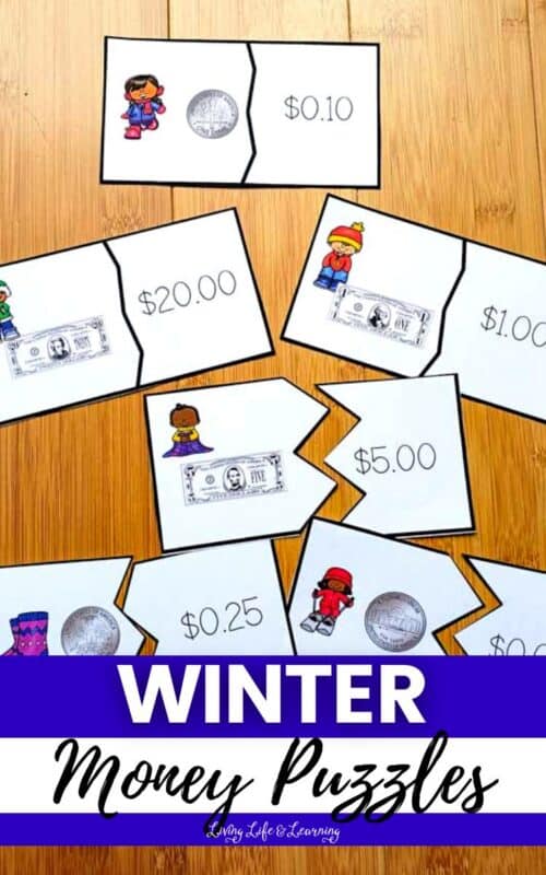 Winter Money Puzzles for Engaging Math Lessons