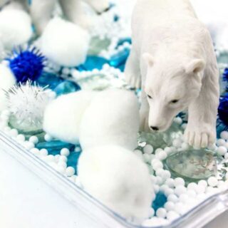 Polar Bear Sensory Bin: Learning Through Play
