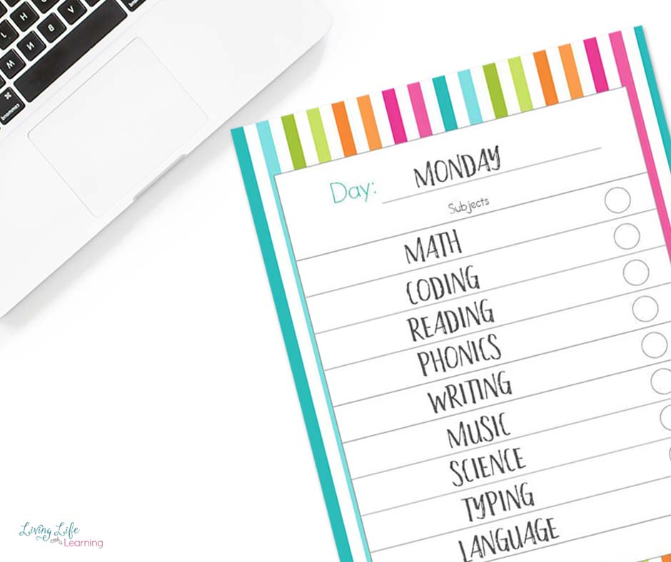 A Relaxed 3rd Grade Homeschool Schedule