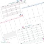 Floral Free Printable Homeschool Planner