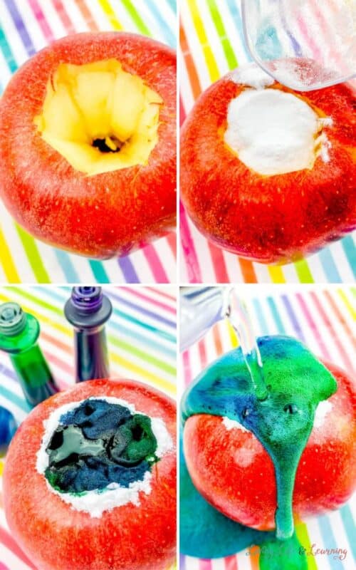 Fizzy Apple Volcano Science Experiment You Can Try