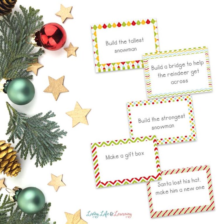 Christmas STEM Challenge Cards