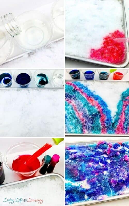 Galaxy Snow Mixing Activity: Create Outdoor Magic