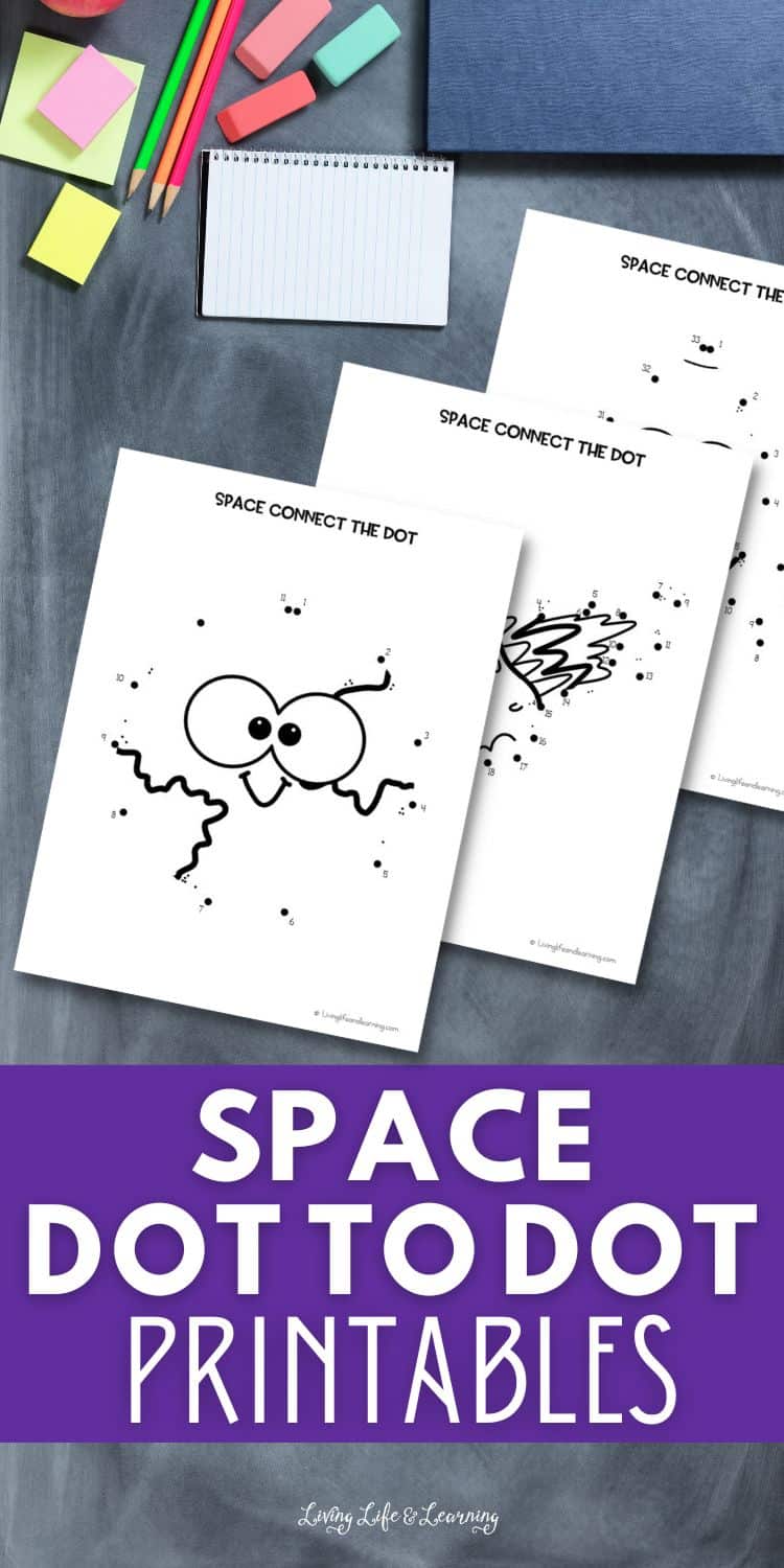 Space Dot to Dot Printables