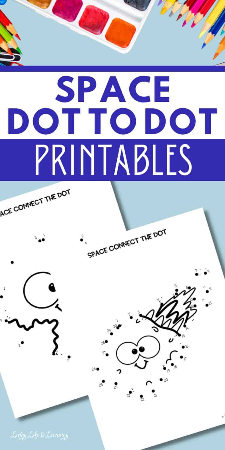 Space Dot to Dot Printables