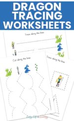 Dragon Tracing Worksheets