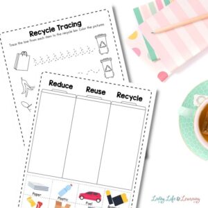 Recycling Worksheets for Kindergarten