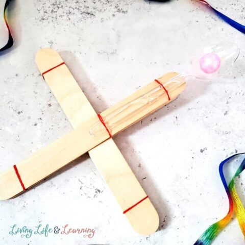 Catapult STEM Activity with Popsicle Sticks