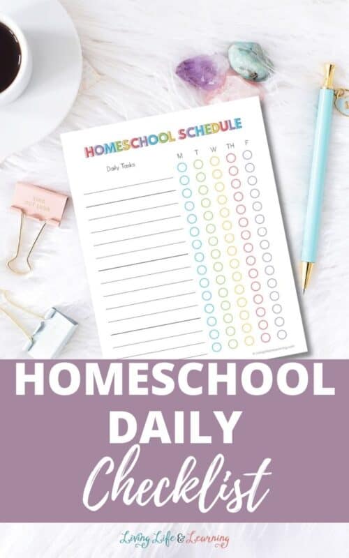 Homeschool Daily Checklist