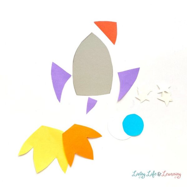 Space Rocket Pop Up Card