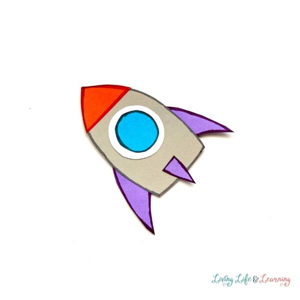 Space Rocket Pop Up Card