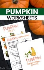 Pumpkin Worksheets for Fun Fall Learning