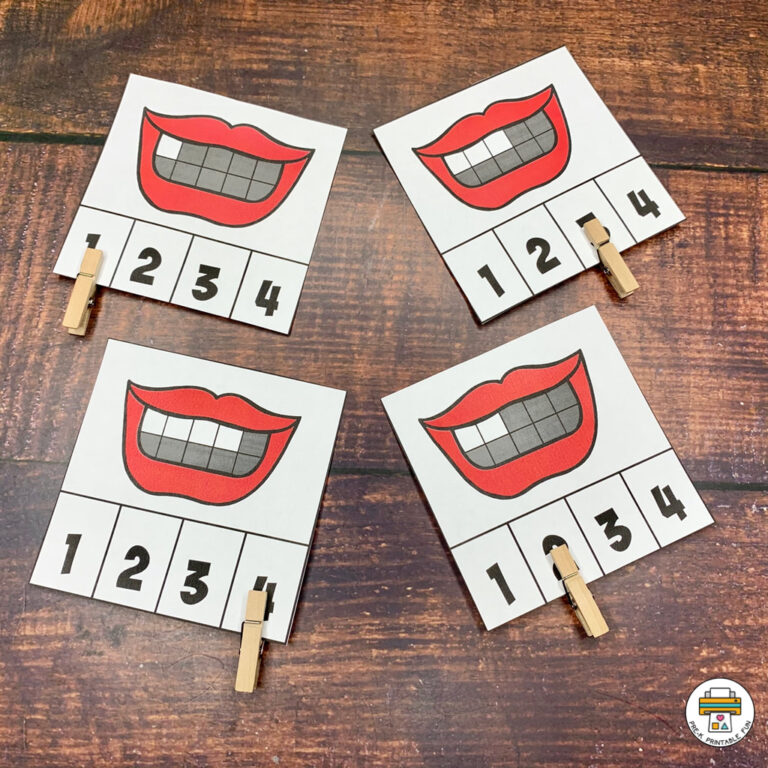 Dental Health Printable Activities